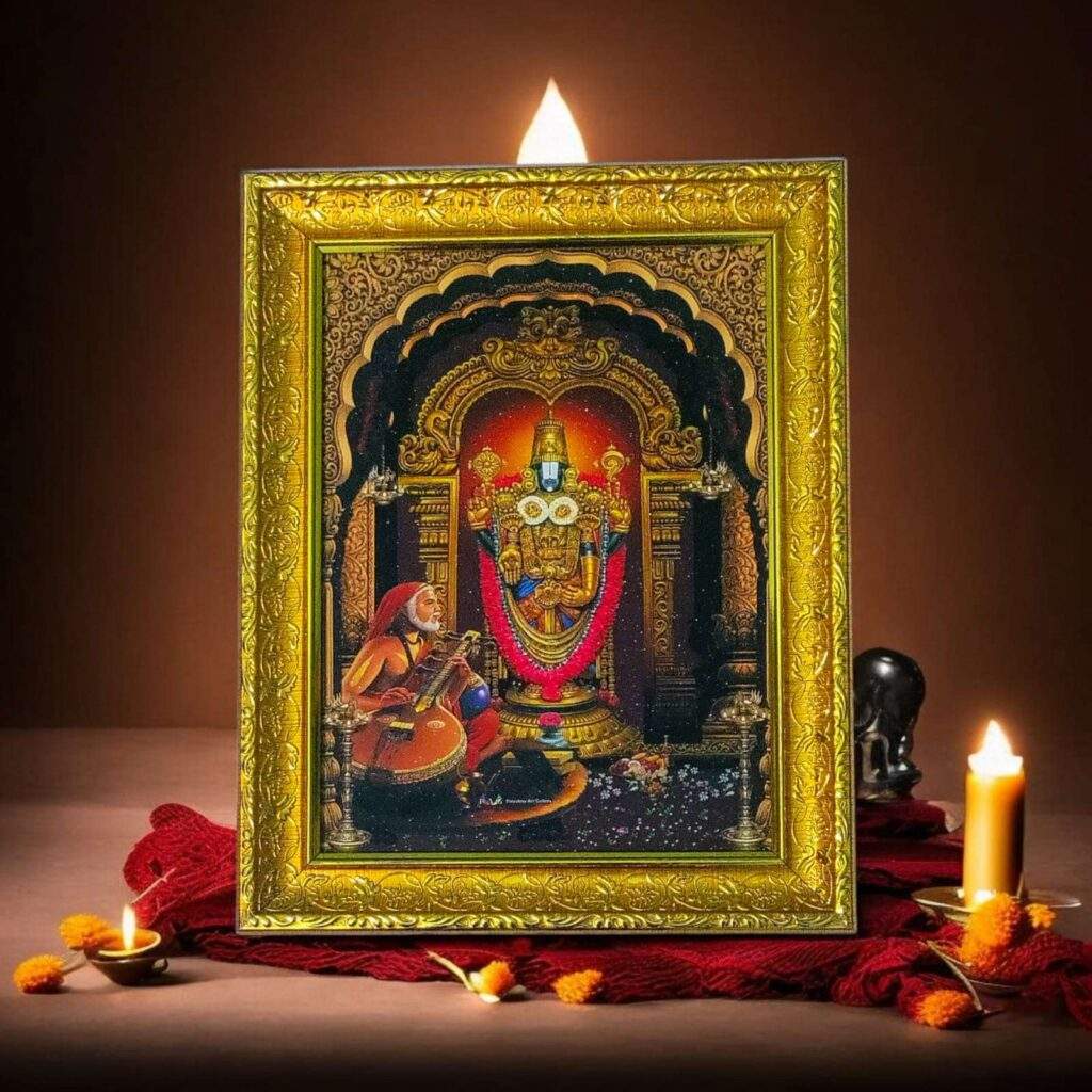 Divine Tirupati Balaji Swamy frame - Blessed by Expert Pandit